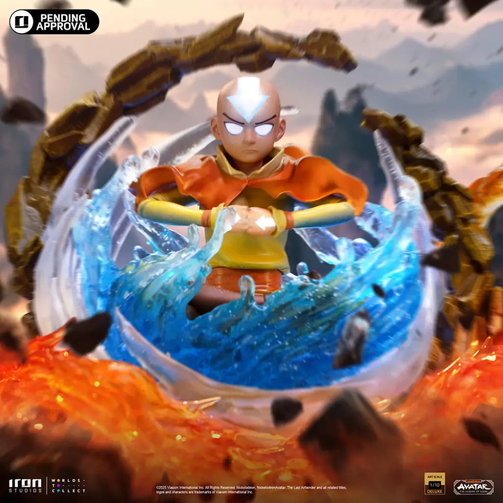 Avatar: The Last Airbender Aang 1/10 Scale Statue Iron – GEEKLOVEPH TOY ...