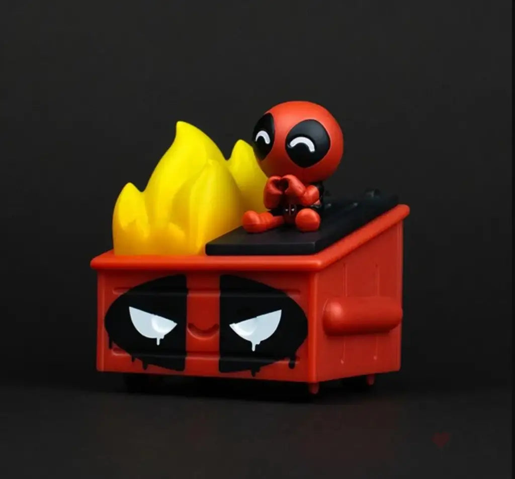 Deadpool Dumpster Fire Vinyl Figure 100% Soft – GEEKLOVEPH TOY STORE