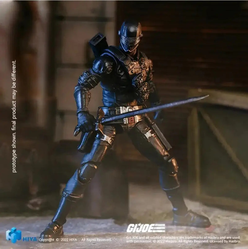 Exquisite Mini: G.I.Joe - Snake Eye Hiya Toys – GEEKLOVEPH TOY STORE