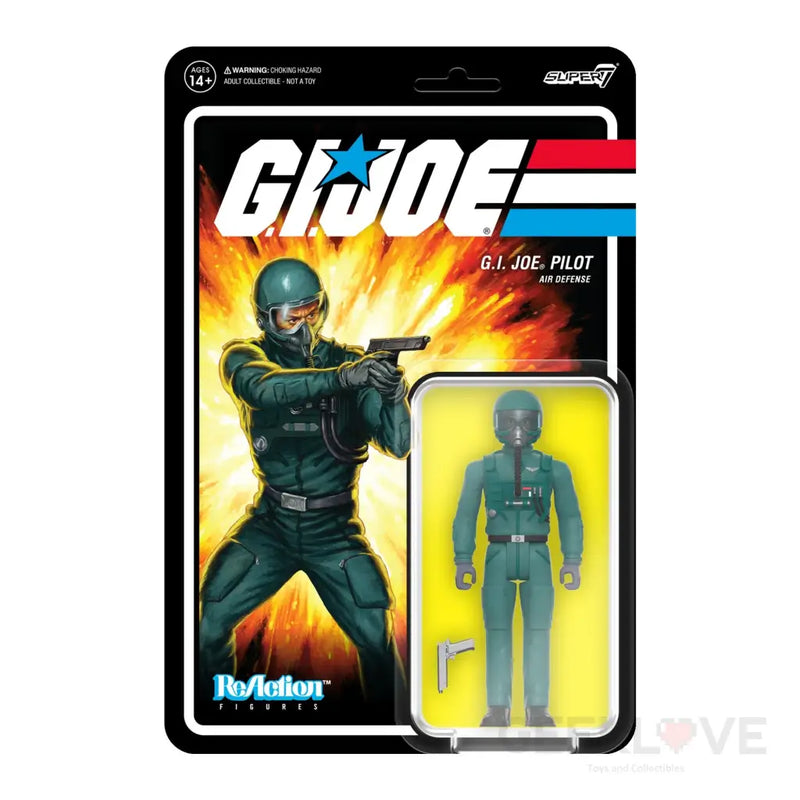 G.I. JOE Reaction Figure Wave 7 - Joe Pilot Facemask – GEEKLOVEPH TOY STORE