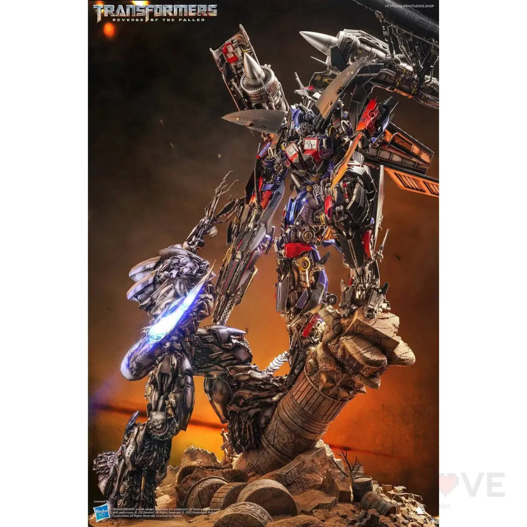 Jetpower Optimus vs Megatron Queen Studios – GEEKLOVEPH TOY STORE