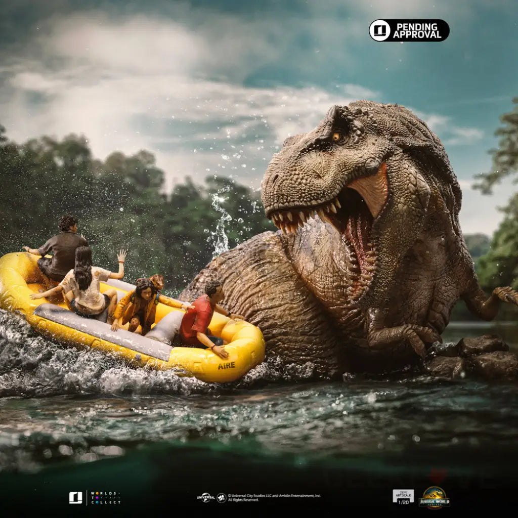 Jurassic World: Rebirth T-Rex River Attack 1/20 Scale – GEEKLOVEPH TOY ...