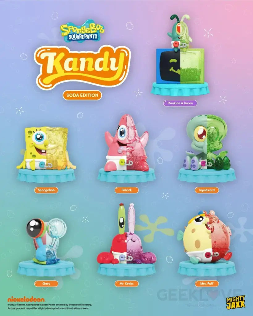 Kandy x SpongeBob SquarePants Soda Edition Box of 6 – GEEKLOVEPH TOY STORE