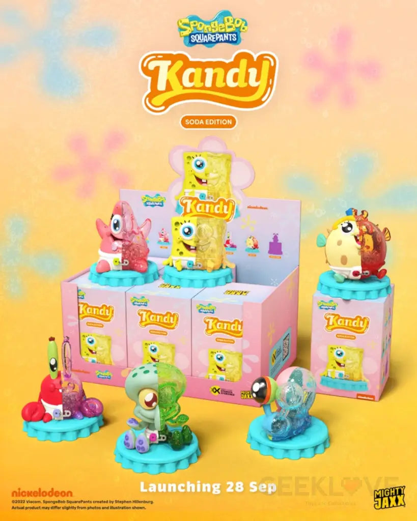 Kandy X Spongebob Squarepants Soda Edition Box of 6 – GEEKLOVEPH TOY STORE