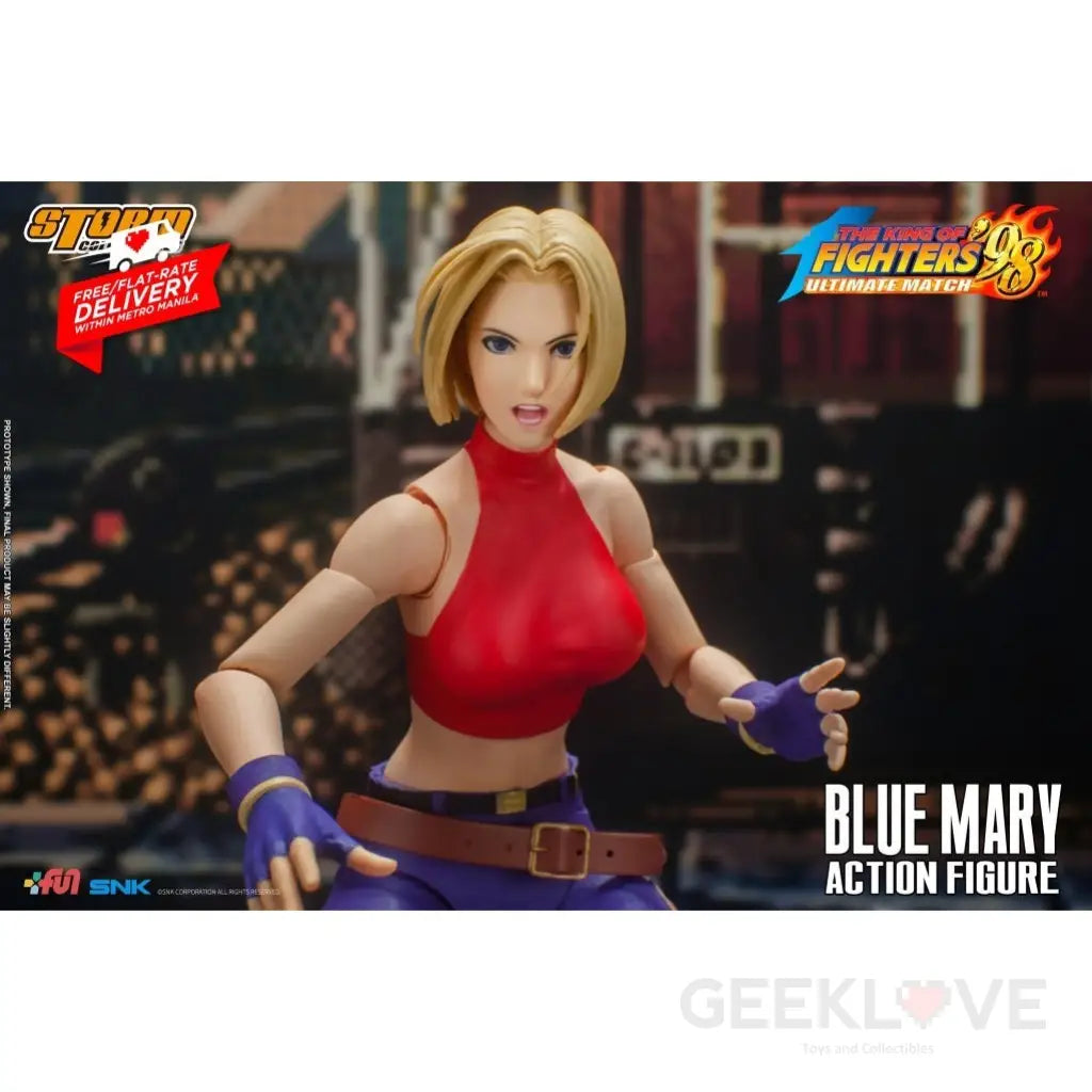 KOF98 Blue Mary 1/12 Scale Figure Storm Collectibles – GEEKLOVEPH TOY STORE