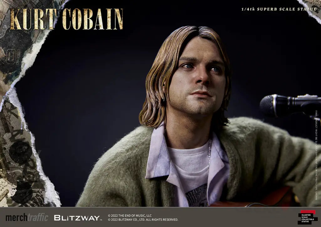 Kurt Cobain 1/4 Scale Statue Blitzway – GEEKLOVEPH TOY STORE