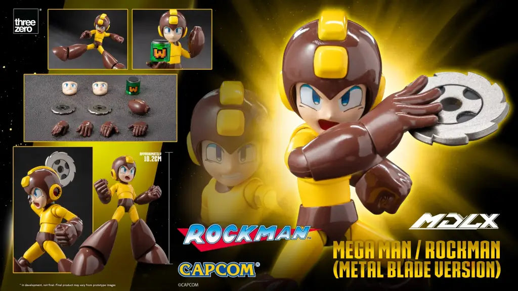 MDLX Mega Man / Rockman (Metal Blade Version) ThreeZero – GEEKLOVEPH ...