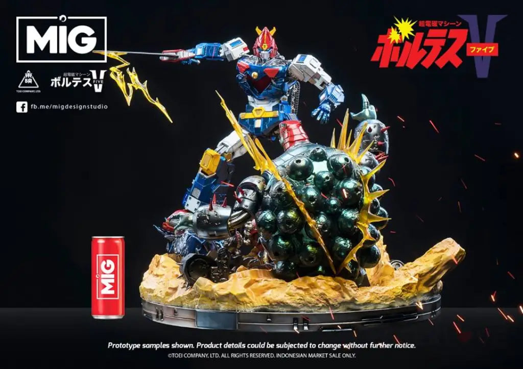 Mig Studio - Voltes V Statue GeekLoveph – GEEKLOVEPH TOY STORE
