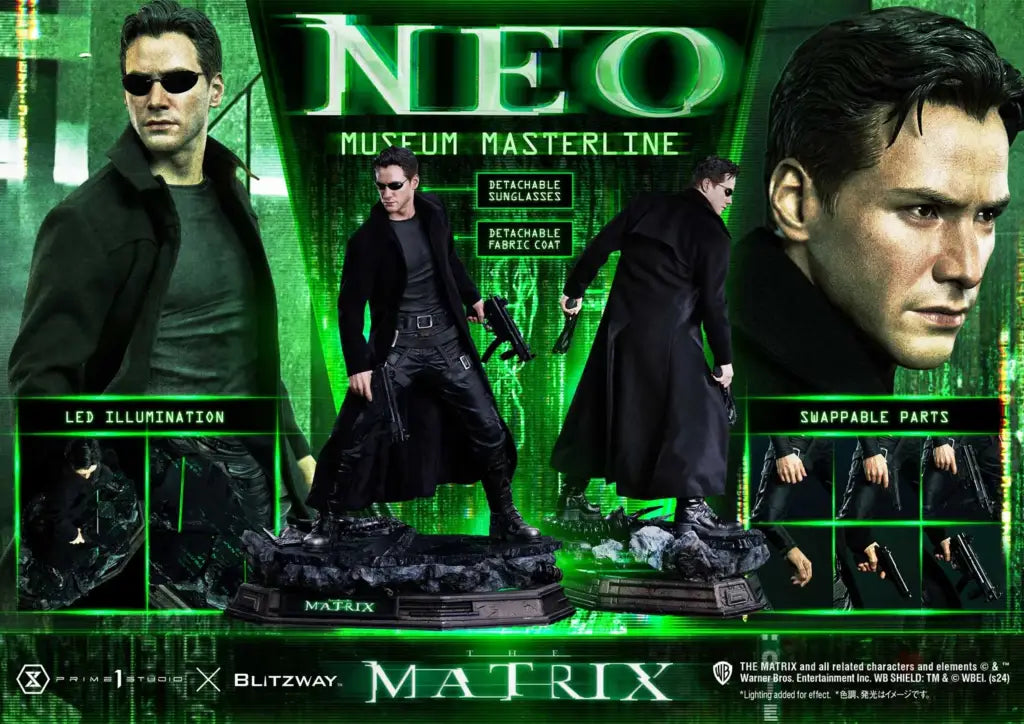 Museum Masterline The Matrix (Film) Neo Prime 1 Studio – GEEKLOVEPH TOY ...