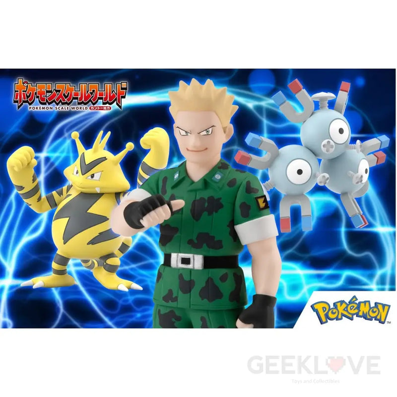 Pokemon Scale World Kanto Region Lt Surge & Magneton & – GEEKLOVEPH TOY ...
