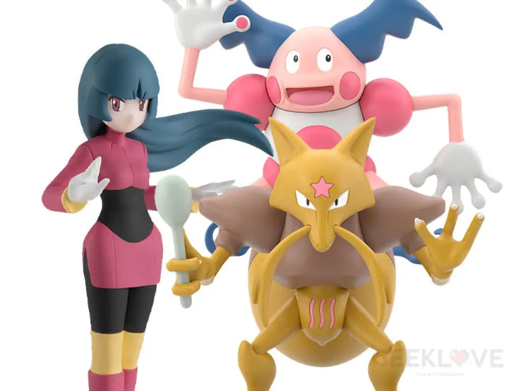 Pokemon Scale World Kanto Region Sabrina & Kadabra & – GEEKLOVEPH TOY STORE