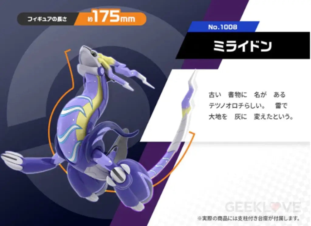 POKEMON SCALE WORLD Miraidon Milton Pokemon Padia – GEEKLOVEPH TOY STORE