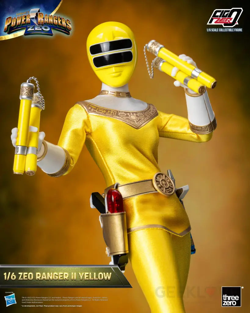 Power Rangers Zeo FigZero Zeo Ranger II Yellow – GEEKLOVEPH TOY STORE
