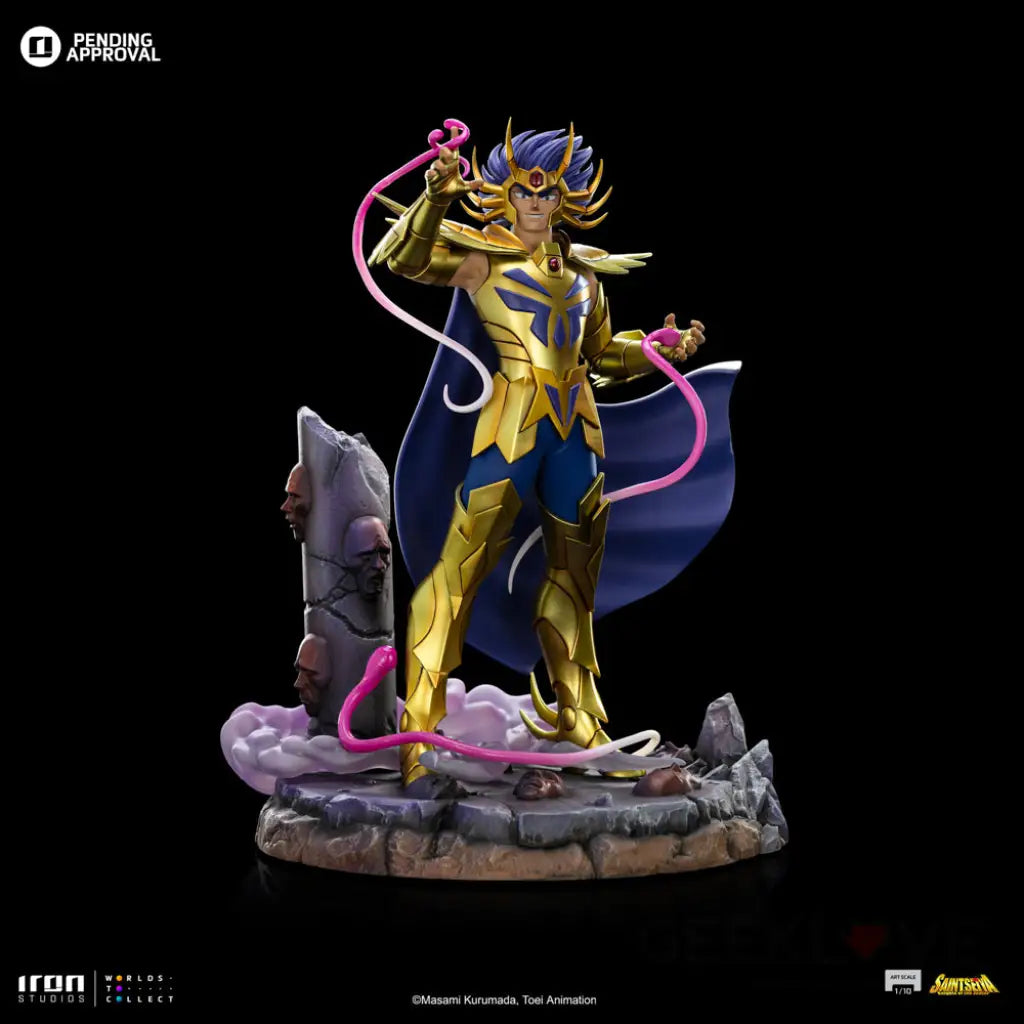 Saint Seiya Cancer Deathmask 1/10 Scale Statue Iron – GEEKLOVEPH TOY STORE