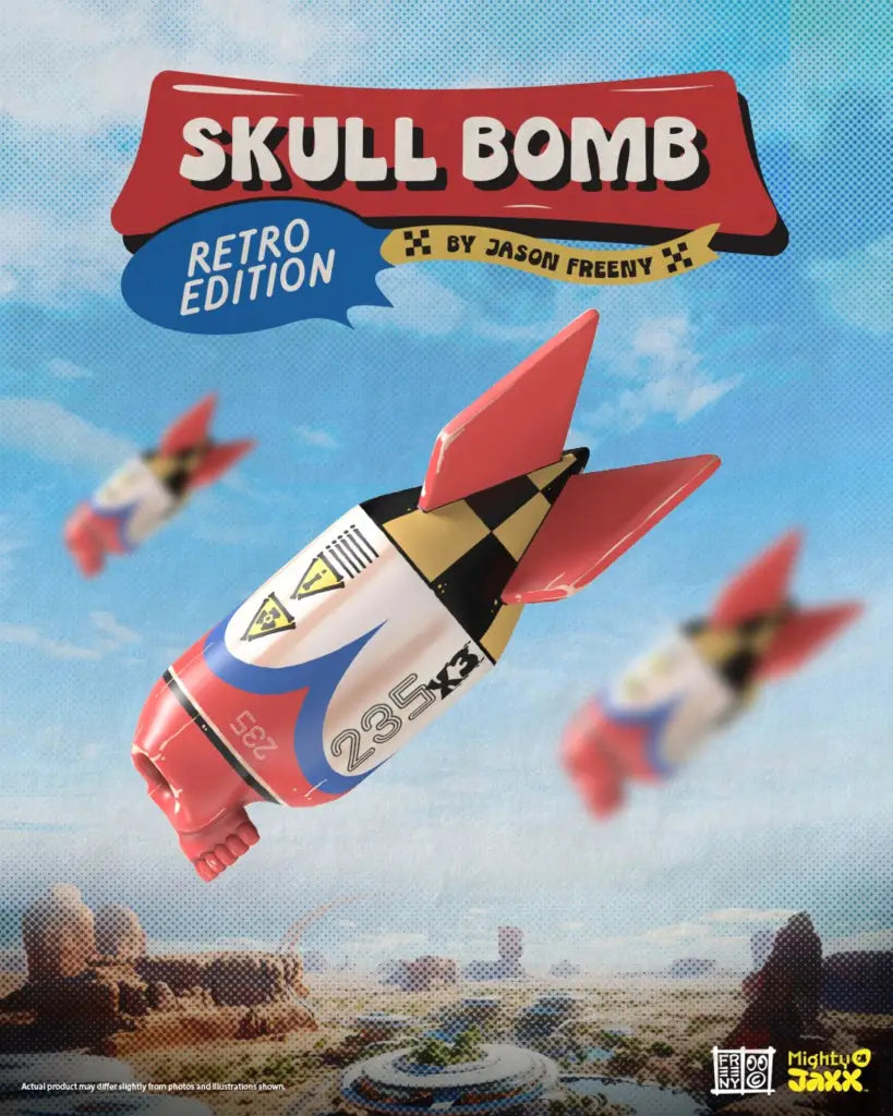 Skull bomb (Retro Edition) by Jason Freeny Mighty Jaxx – GEEKLOVEPH TOY ...