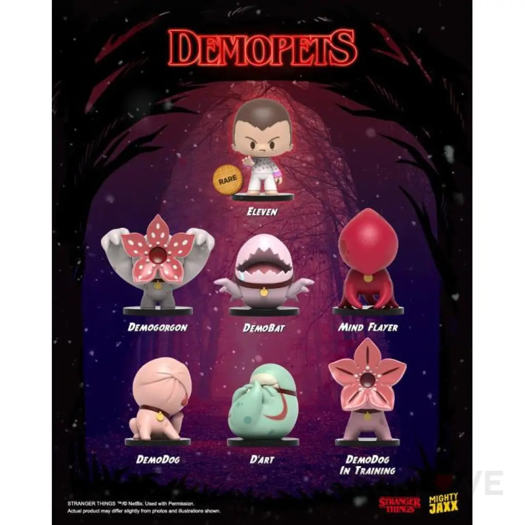 Stranger Things: Demopets Box of 6 Mighty Jaxx – GEEKLOVEPH TOY STORE