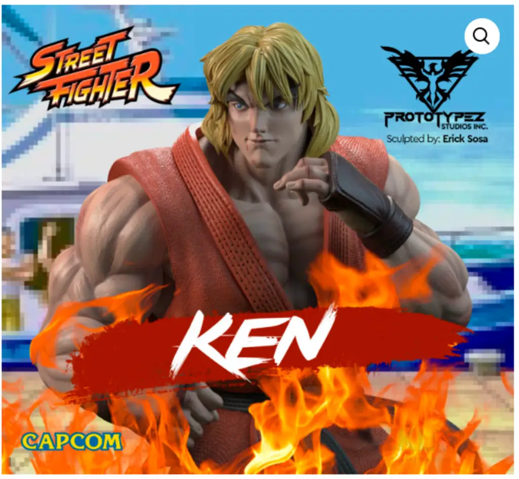 Street Fighter: Ken Classic 1/6 Scale PrototypeZ – GEEKLOVEPH TOY STORE