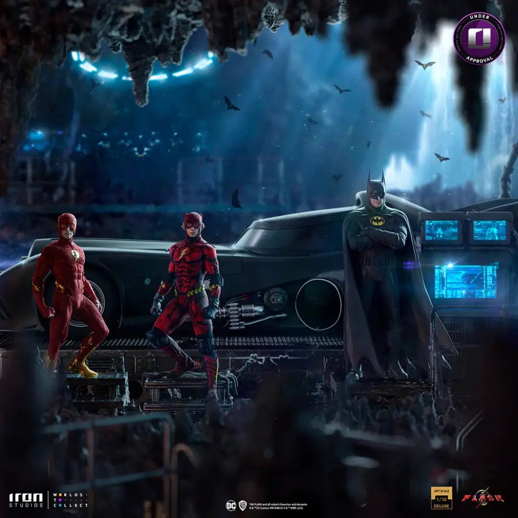 The Flash Movie - Batmobile 1/10 Art Scale Figure Iron – GEEKLOVEPH TOY ...