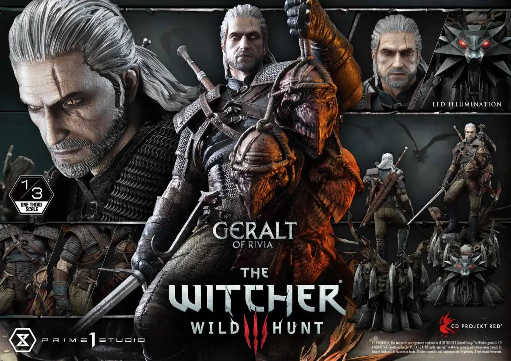 The Witcher 3: Wild Hunt Geralt of Rivia Prime 1 Studio – GEEKLOVEPH ...