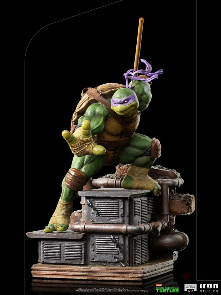 Tmnt Bds Donatello Art Scale 1 10 Statue Iron Studios Geekloveph Toy