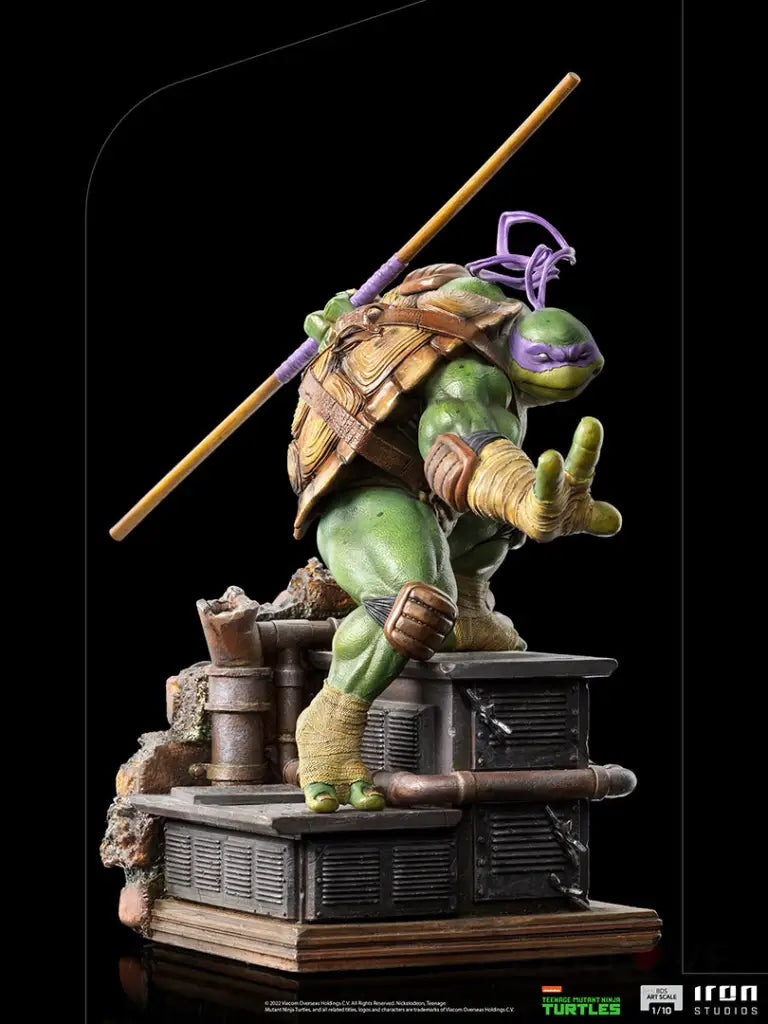 Tmnt Bds Donatello Art Scale 1 10 Statue Iron Studios Geekloveph Toy
