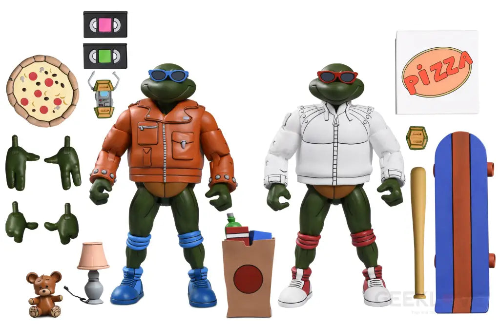 TMNT (Cartoon) 7in Punk Leo and Punk Raph 2 Pack NECA – GEEKLOVEPH TOY ...