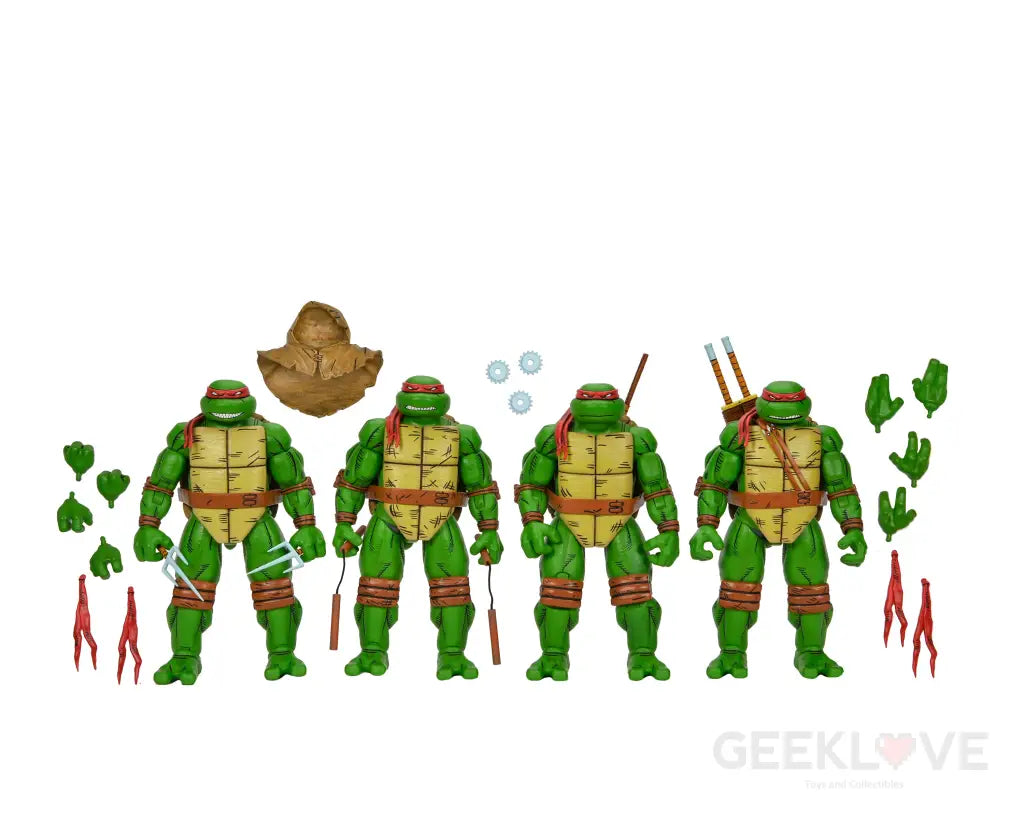 TMNT Leonardo Raphael Michelangelo Donatello 4-pack (Mirage Comics) Ac ...