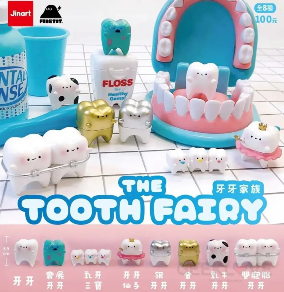 Tooth Family series 1 (Box of 8) Jinart – GEEKLOVEPH TOY STORE