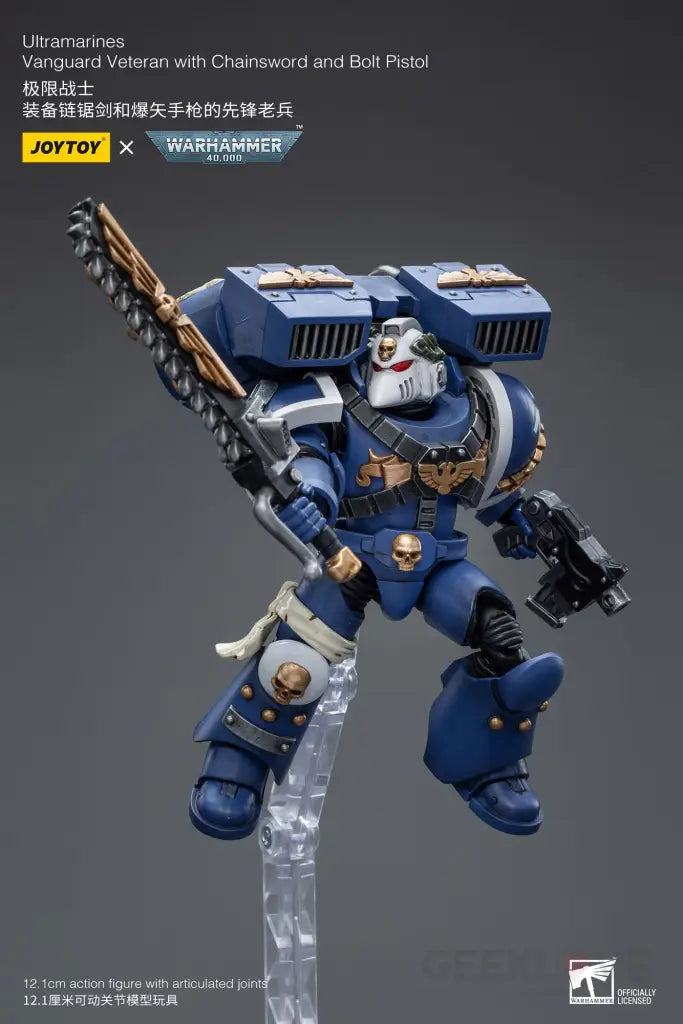 Ultramarines Vanguard Veteran with Chainsword and Bolt – GEEKLOVEPH TOY ...